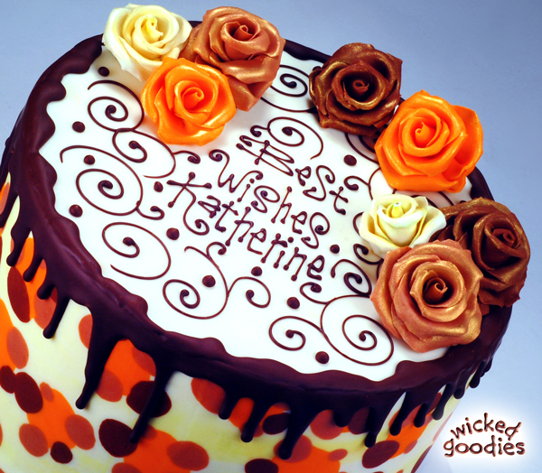 Chocolate Cake Writing Tutorial - Wicked Goodies